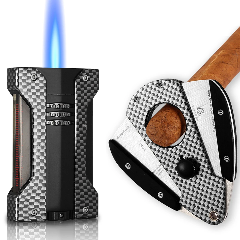 GALINER Cigar Cutter, Gas Lighter Set - LighterShopOnline.com