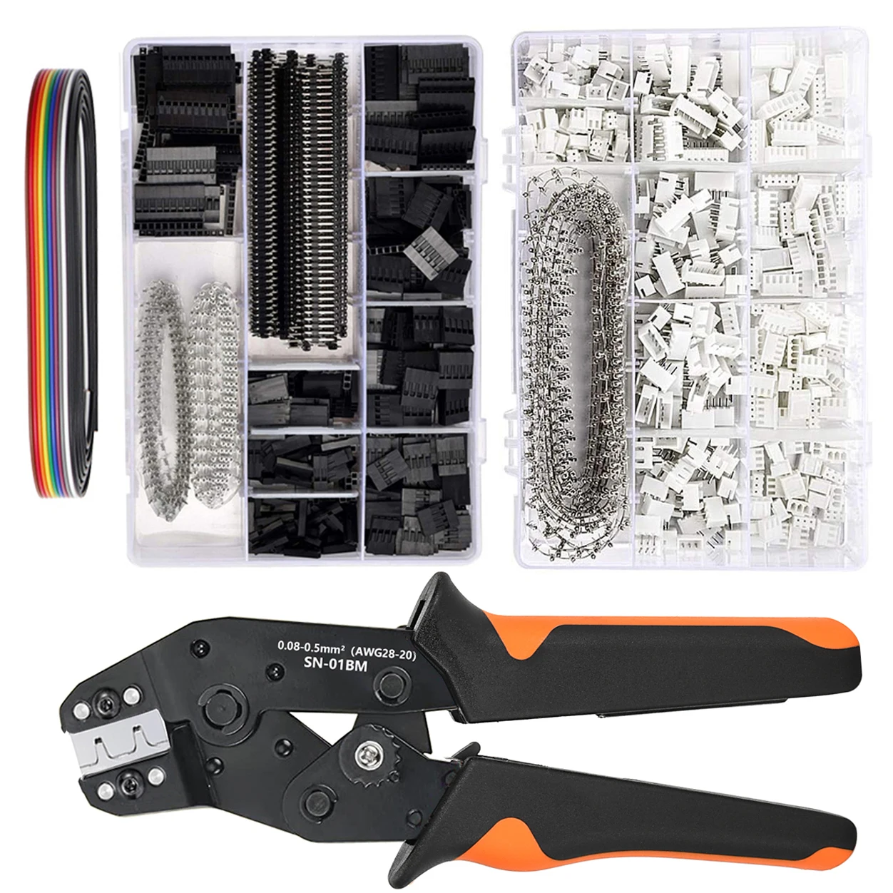 Crimper Tool PEBA Crimping Tool Kit JST XH Crimper Wire Tool Set With ...
