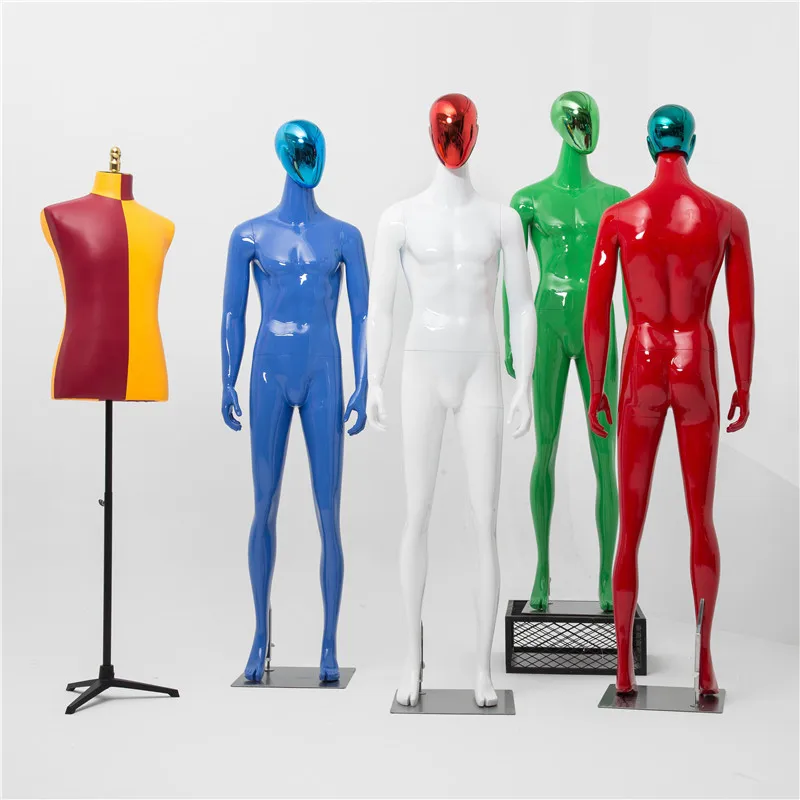 Fashionable Full Body Colorful Whole Body Mannequin With Electroplate ...