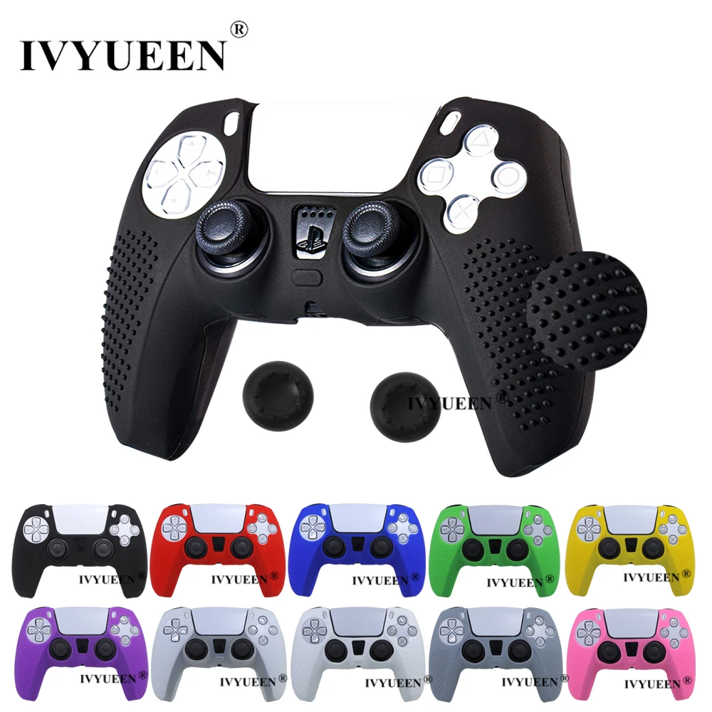 Ivyueen Anti-slip Silicone Cover Skin For Sony Playstation Dualshock 5 ...
