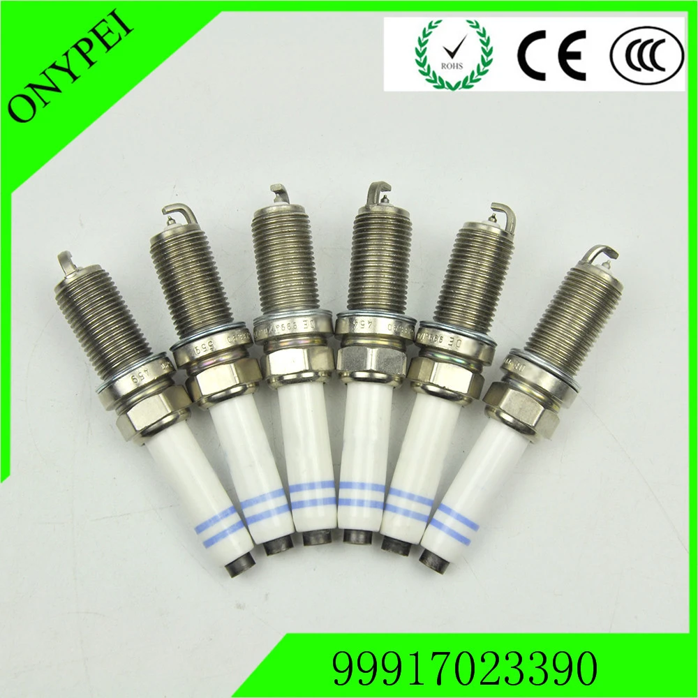 6 Pcs 99917023390 0242245570 FGR5NQE0ปกติ Power Spark Plug สำหรับ ...