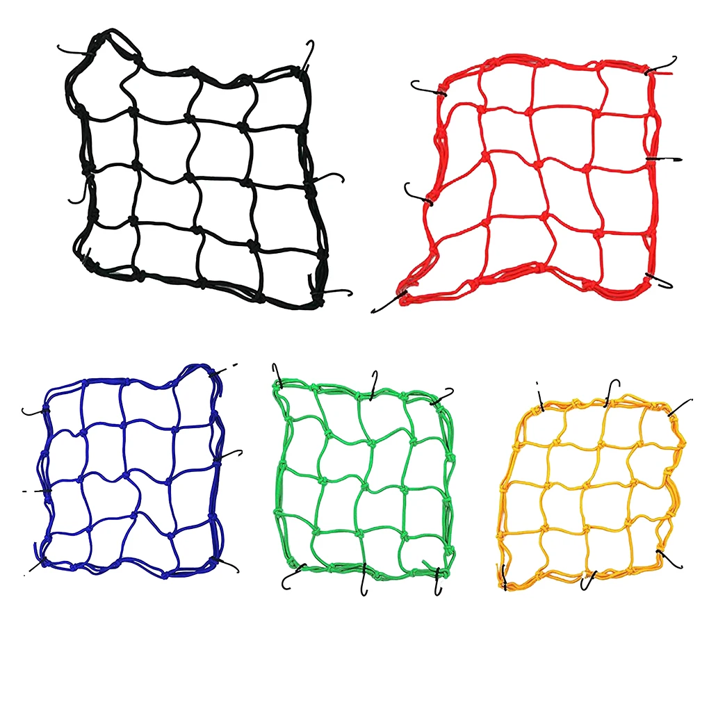 Elasticated-Bungee-Cargo-Luggage-Package-Net-With-6-Hooks-For-Rear ...