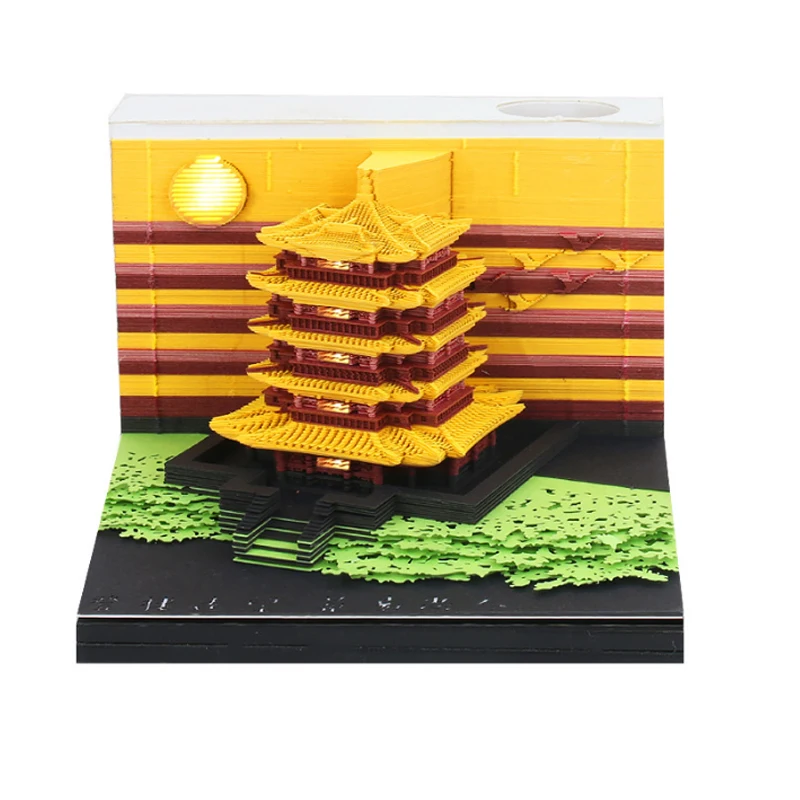 Diy Paper Block 3D Convenience Stickers Papers Card Craft Japan'S ...