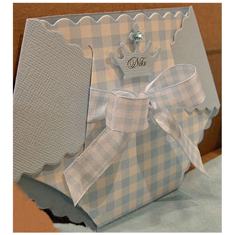 Adv-one Scrapbooking Dies Metal Baby Diaper-shaped Cutting Dies Craft ...