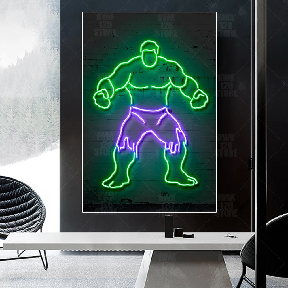 Neon Green Spiderman