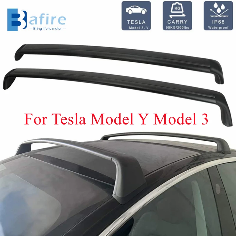Bafire Waterproof Roof Rack Customized For Tesla Model Y Model 3 2017 ...