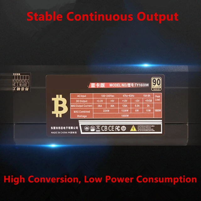 Miner PSU For TopMonutain 570 580 1060 1070 6-card Multi-channel Rated ...