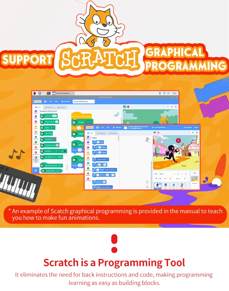 Robotlinking Creative Keyboard Kit (Advanced Version） - Mikroelectron ...