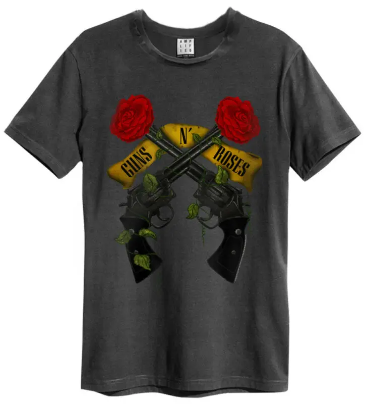 Guns n 'roses 'Shooting Roses' 티셔츠 Amp NEW & OFFICIAL!| | - AliExpress