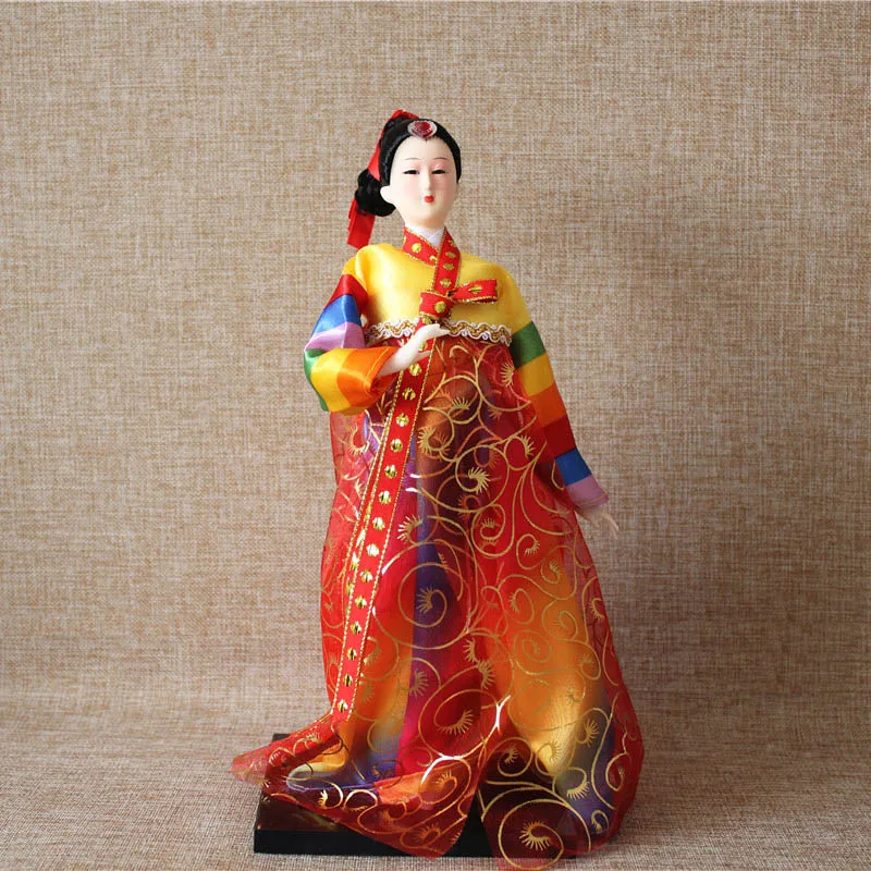 Boneca humana 12 argolas palácio coreano boneca boneca coreana senhora ...
