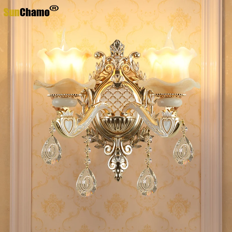 New Aplik Lamba Sconce Deco Mural Industrial Decor Lampara Crystal ...