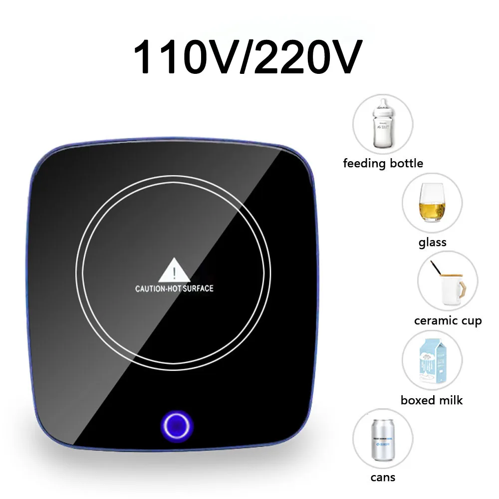 110V/220V Cup Heater Mug Warmer 3 Gear Smart Thermostatic Coaster Hot ...