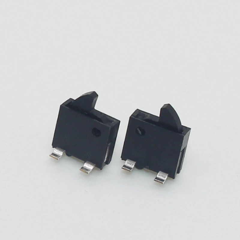 10pcs 4 Pin Mini Slide Switch Reset Micro Toggle Switch Miniature Switch Limit Vertical Black ...