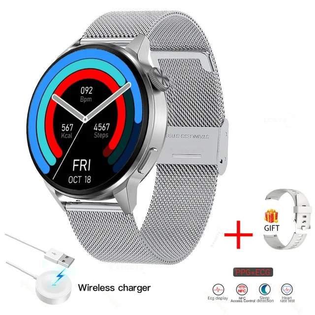 2022 New NFC Smart Watches Men Sport GPS Movement Track Fashion Women ...