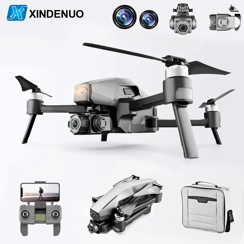 X M1 RC drone 4k Profesional Fold Quadcopter With 2 Axis gimbal camera ...
