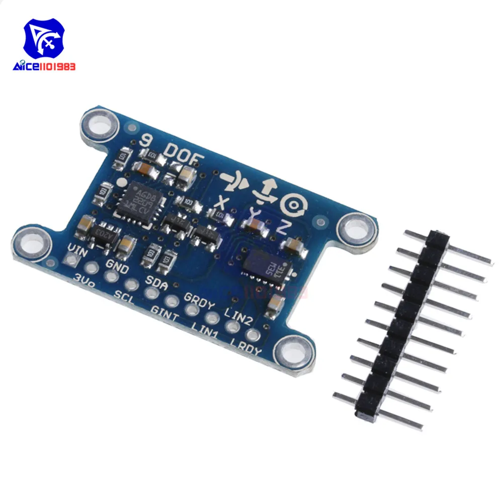 diymore 9 Axis IMU L3GD20 LSM303D Module 9DOF Compass Acceleration Digital Gyroscope Sensor for ...