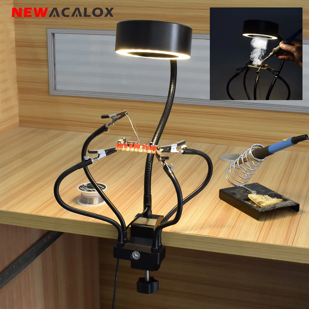 NEWACALOX USB Solder Smoke Absorber Welding Fume Extractor Fan with ...