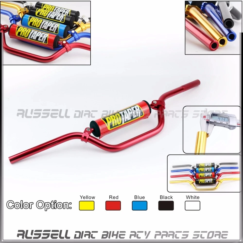 Color-Handle-Bar-Handlebar-22mm-High-Rise-For-KLX110-SUZUKI-DRZ110 ...