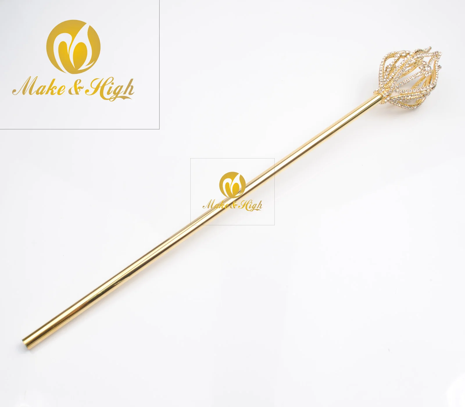Handmade-Floral-Queen-Scepter-Wands-Crystal-Long-Gold-Sceptre-Prop ...