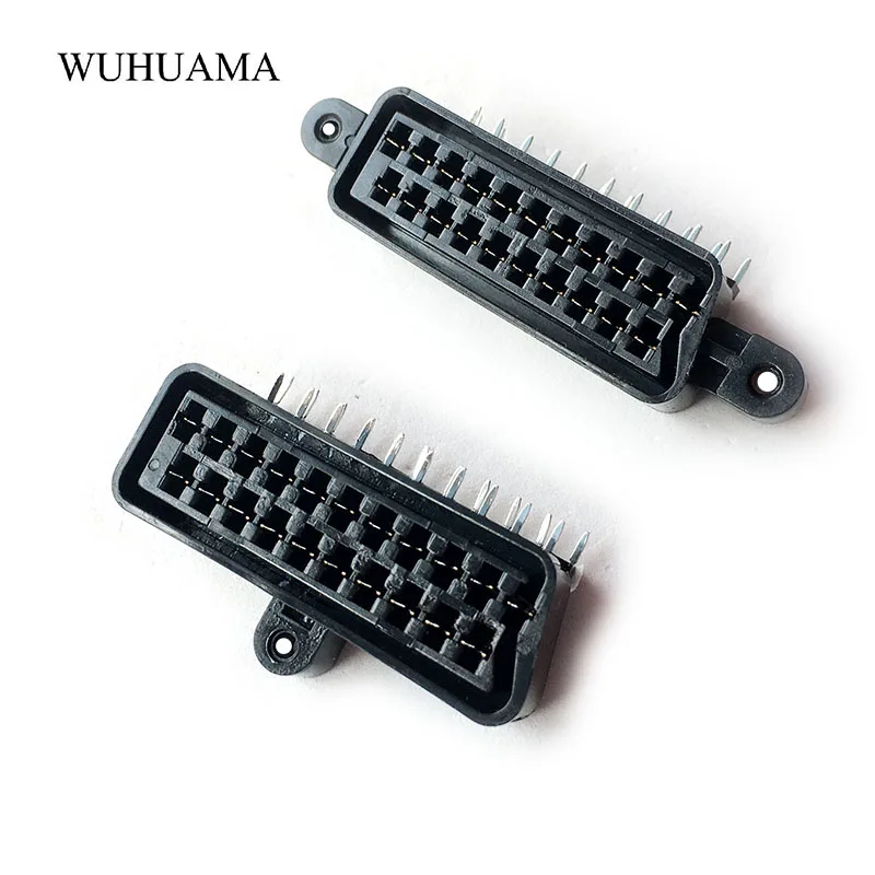 21 PINS Right Angle Type Scart Female Socket connector jack Female PCB ...