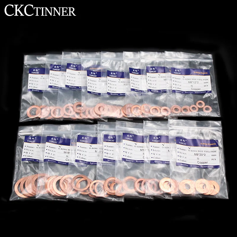 5pcs-Copper-gasket-thickness-2mm-copper-washer-M6-M8-M10-M12-M14-M16 ...