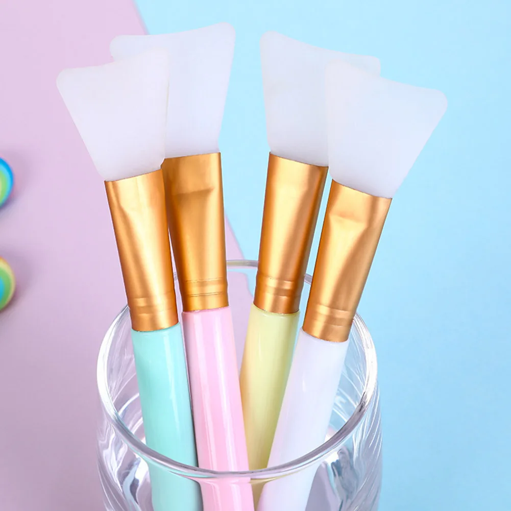 Portable Silicone Face Mask Brush DIY Reusable Facial Mud Mixing ...