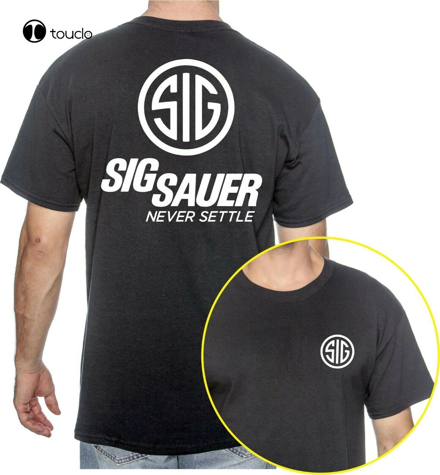 Sig sauer logo t shirts alta qualidade t edição limitada unisex ...