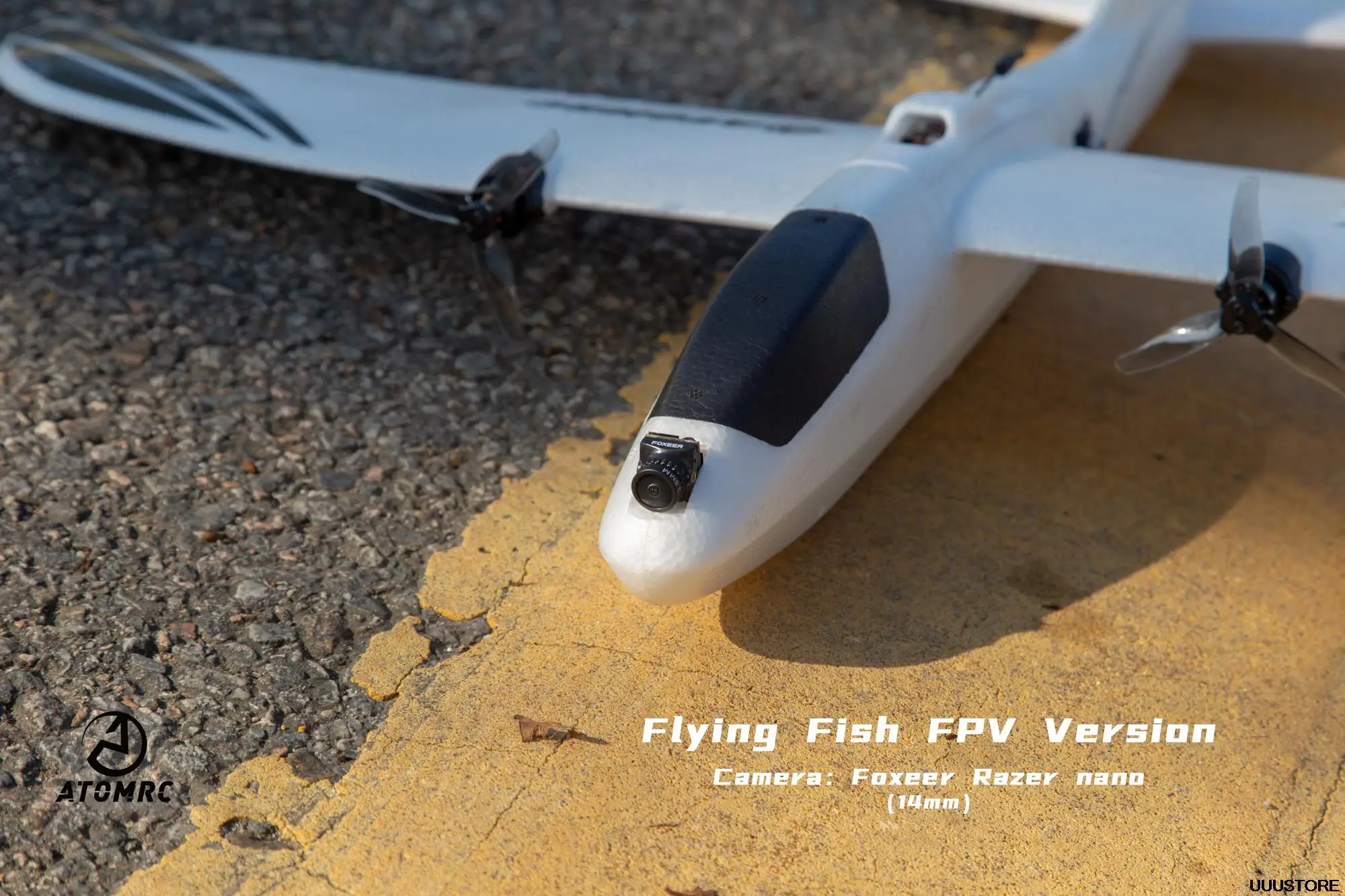 ATOMRC Flying Fish - 650mm Wingspan Fixed Wing Aircraft RC Airplane PN ...