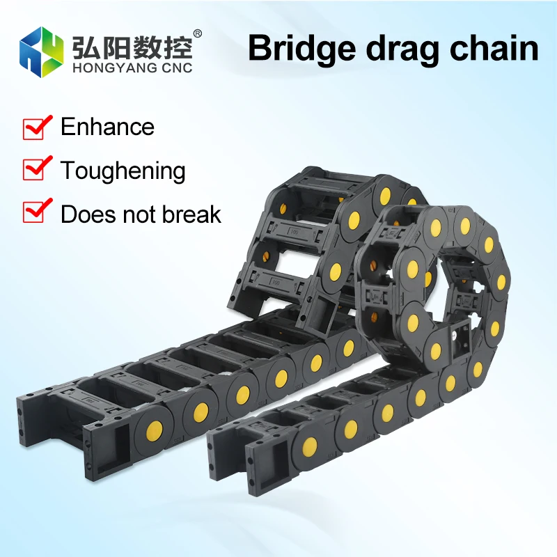Cnc Milling Machine Drag Chain Engraving Machine Nylon Chain Cable ...