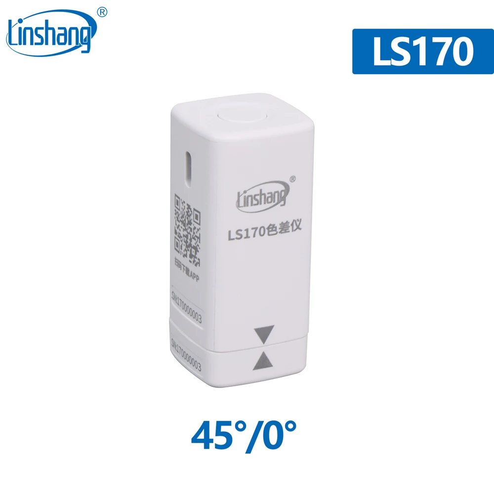 Linshang 45/0 Digital Hand-held Colorimeter Color Difference Analyzer ...