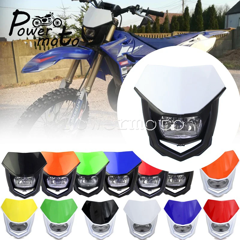 Dual-Sport-Motocross-Enduro-MX-Headlight-Universal-Running-Front-Lamp ...