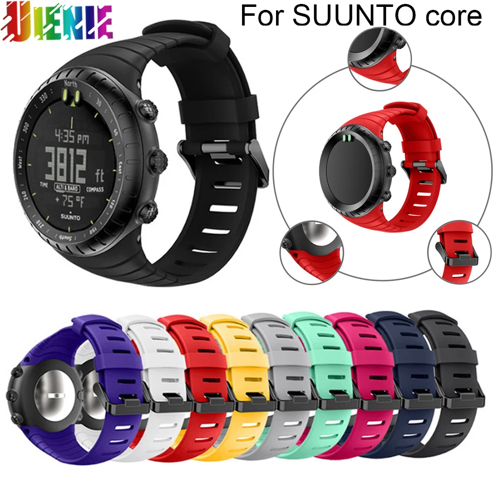 Soft-Silicone-Bracelet-Strap-For-Suunto-Core-Wristband-Replacement ...