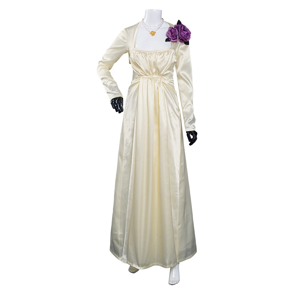 Game Resident Evil Village Alcina Dimitrescu Cosplay Costume ...