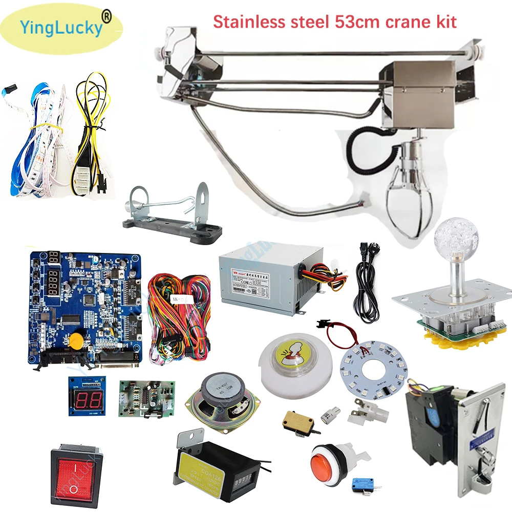 Arcade Claw Game Vending Machine Diy Kit Toy Crane Machine Kit 53cm ...