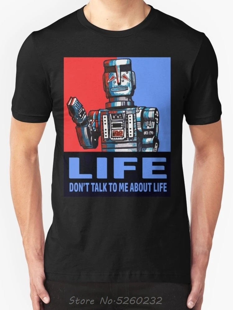 MARVIN-THE-PARANOID-ANDROID-HITCHHIKERS-GUIDE-TO-THE-GALAXY-Men-s-T ...