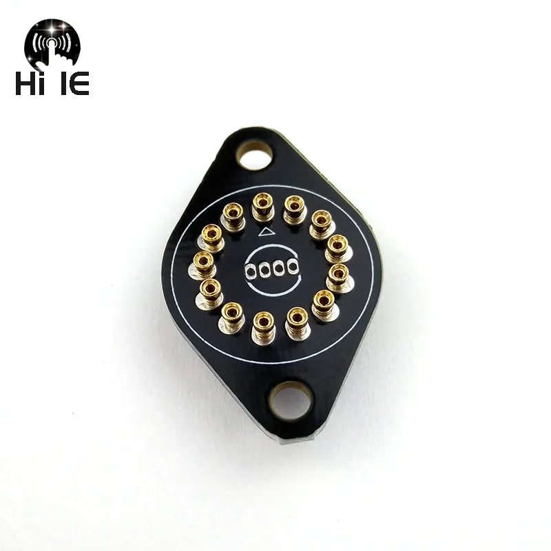 13pin Ceramic Nixie Tube Holder Socket 13 PIN 13P for IN14 IN-14 Glow ...