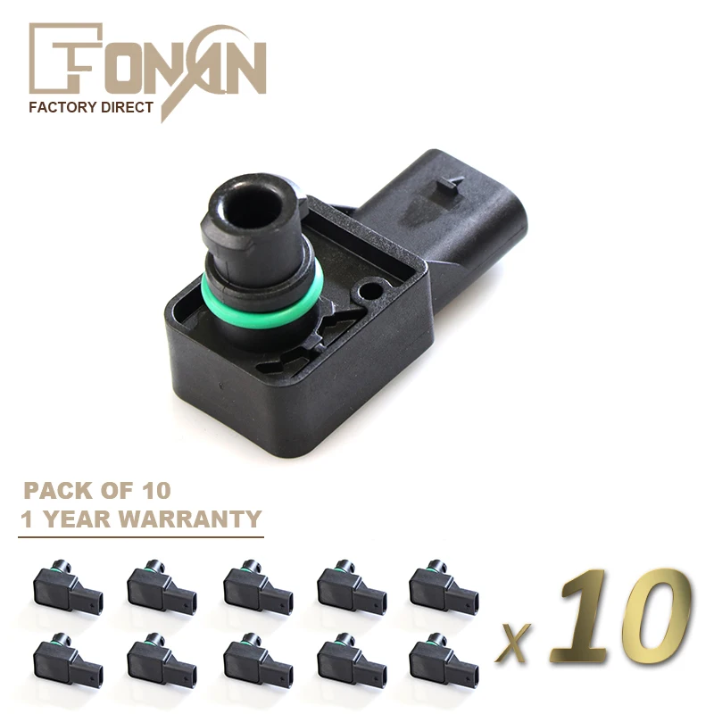 X10 Map Manifold Absolute Pressure Sensor For Mercedes Benz A E S Class ...
