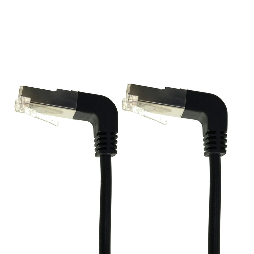 Elbow Down & Up Angled 90 Degree Cat5e 8p8c Ftp Stp Utp Cat 5e Ethernet ...