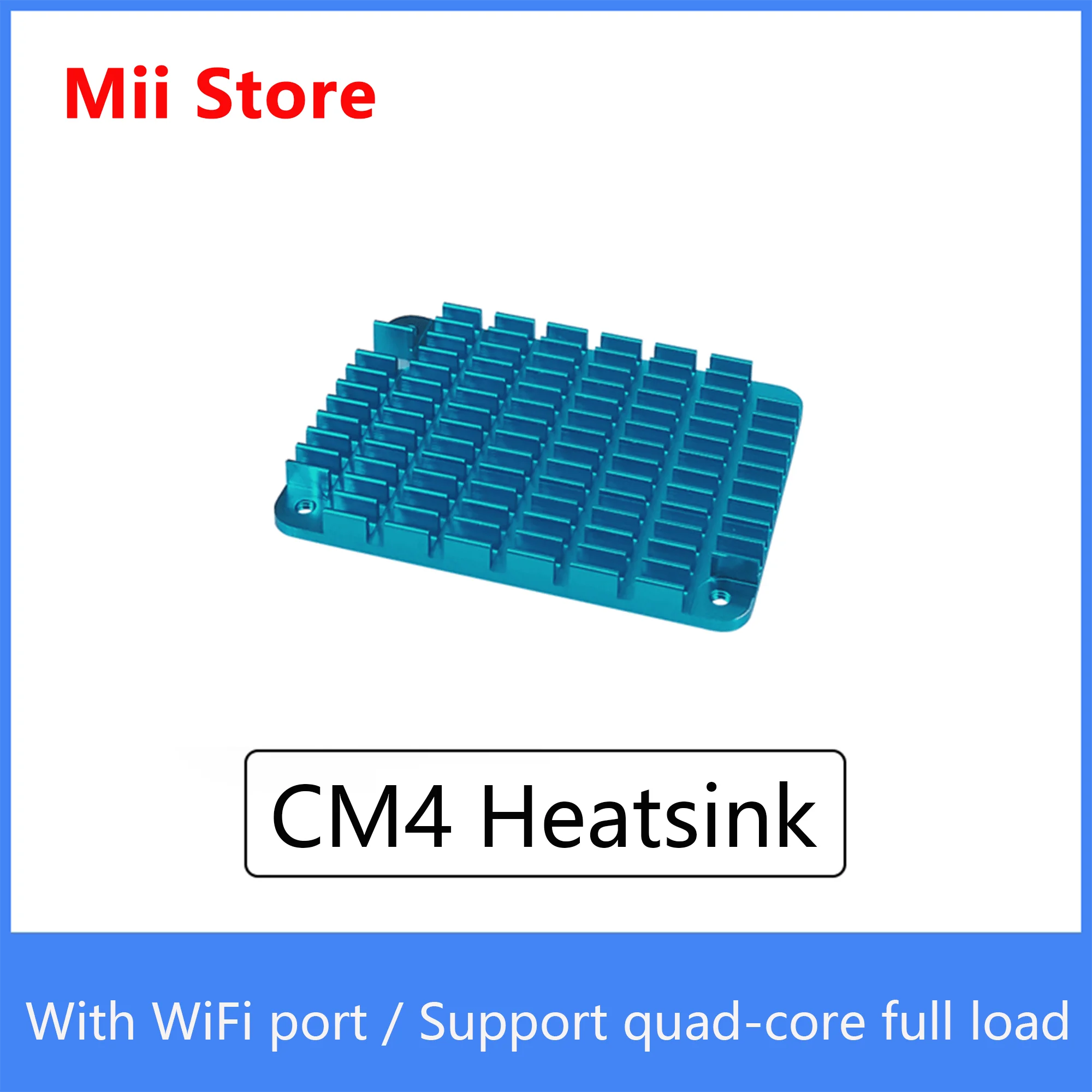 Raspberry-pi-4-Computer-Module-CM4-heat-sink-Cooler-with-WiFi-hole ...