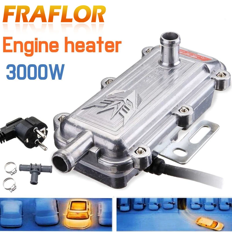 220v 3000w Car Engine Heater Coolant Preheater Not Webasto Eberspacher ...