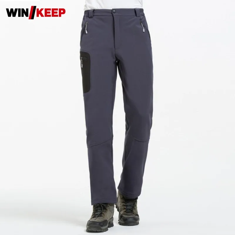 Men-Pants-Outdoor-Sweatpants-Autumn-Winter-Thick-Windproof-Warm ...
