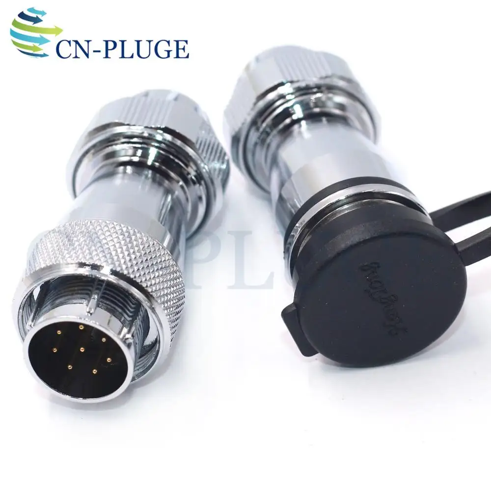 WS20 Series 8 pin Industrial equipment power Docking Cable Connector ...