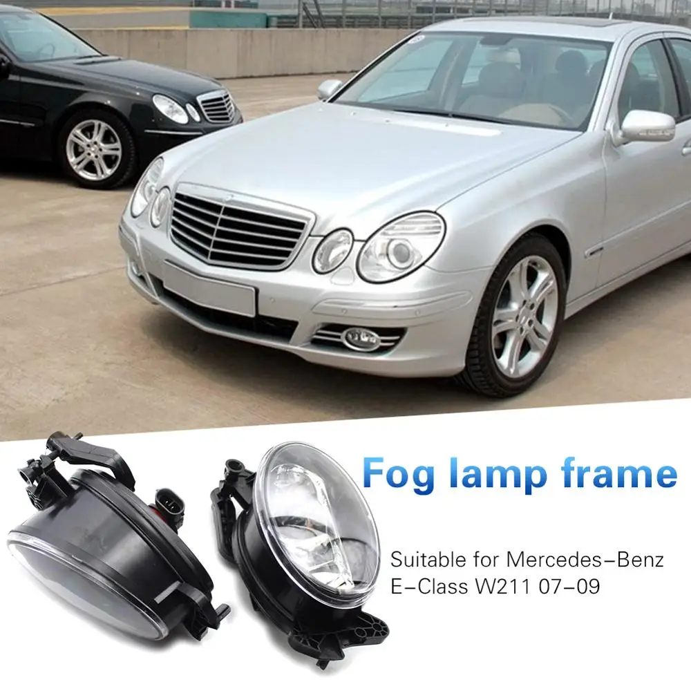 Car Fog Lamp Assembly Clear Lens Replacement Parts With Bulb For ...