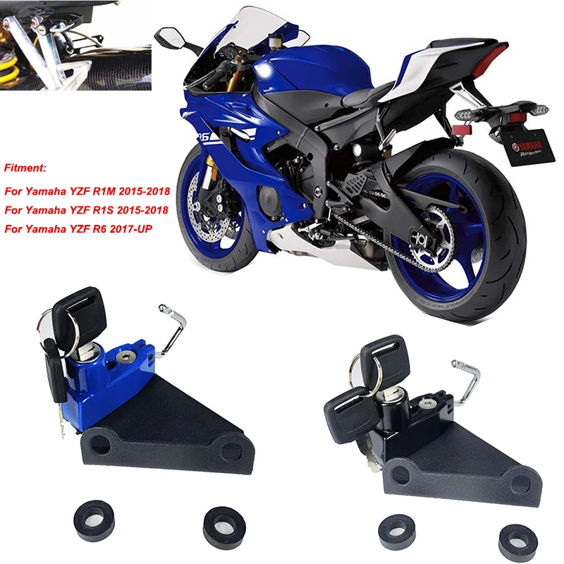 R6-Motorcycle-Helmet-Lock-Mount-Hook-Side-Anti-theft-Security-Alloy ...