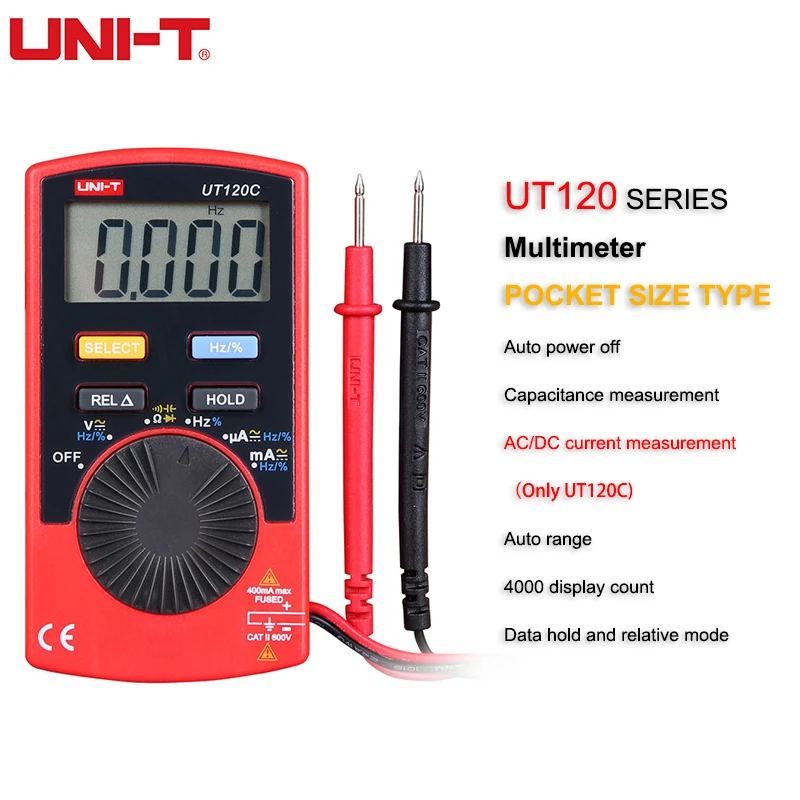 UNI-T-UT120A-UT120B-UT120C-Handheld-Pocket-Size-Digital-Multimeter-Auto ...