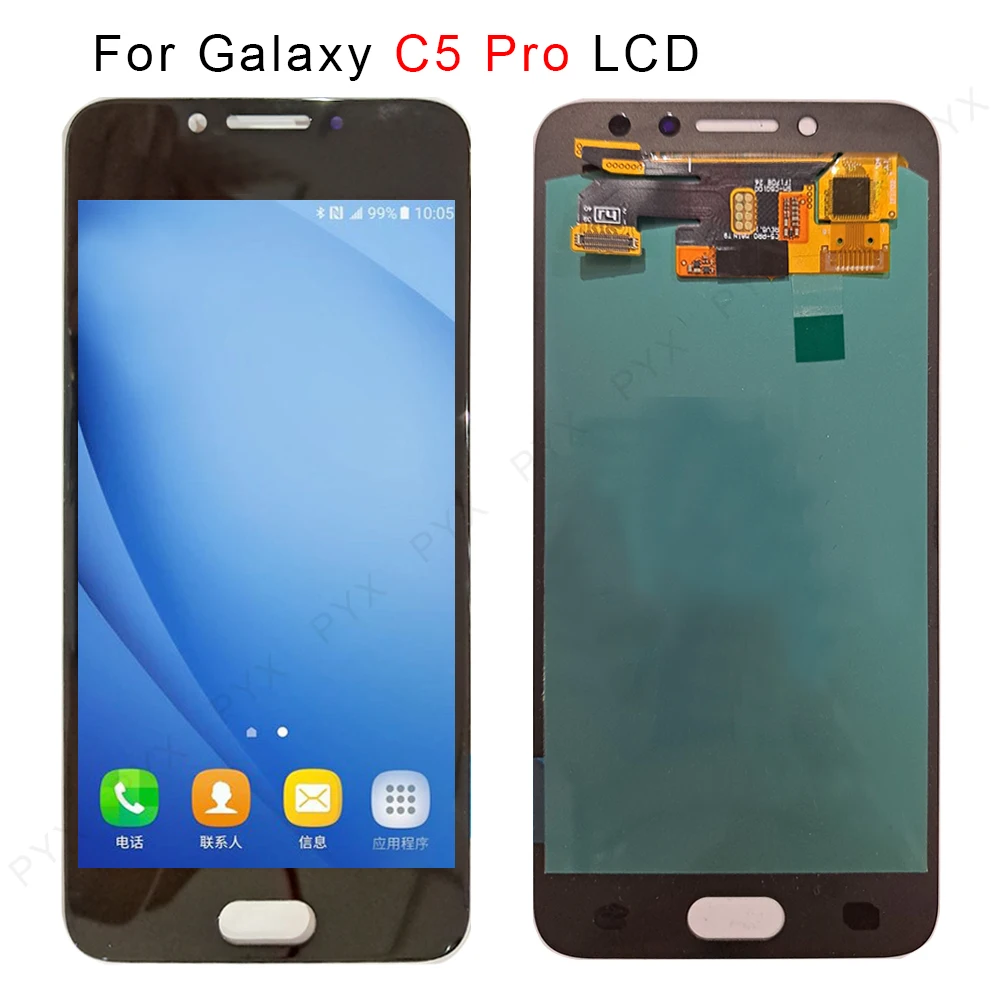ЖК-дисплей 5,2 ''для SAMSUNG Galaxy c5 pro c5010, сенсорный дигитайзер ...
