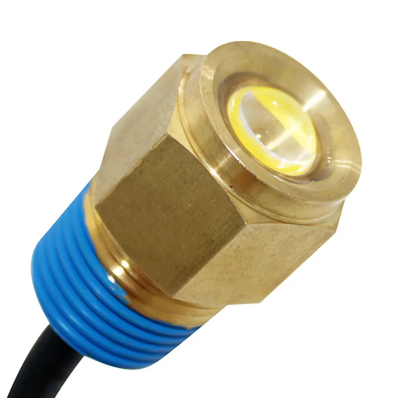 DY DP09 1/2"NPT Threaded Red Green Blue White 10 15V 9W Brass Housing ...