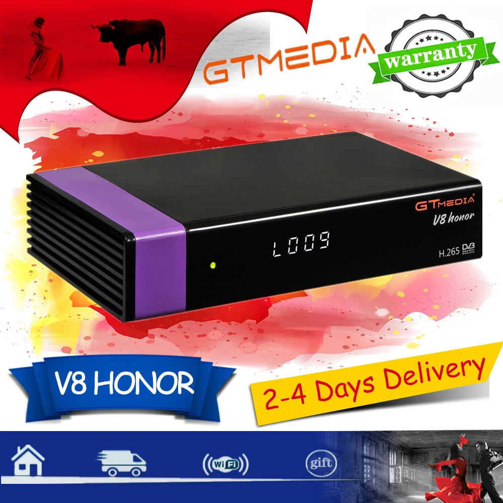 Decoder Gtmedia V8 Honor Bulit-in Wifi Gt Media V8 Honor Same As ...
