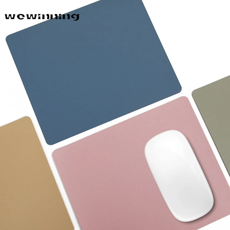 21x25cm Laptop Mouse Mat Deskpad Mouse Pad Mini Waterproof PU Leather ...