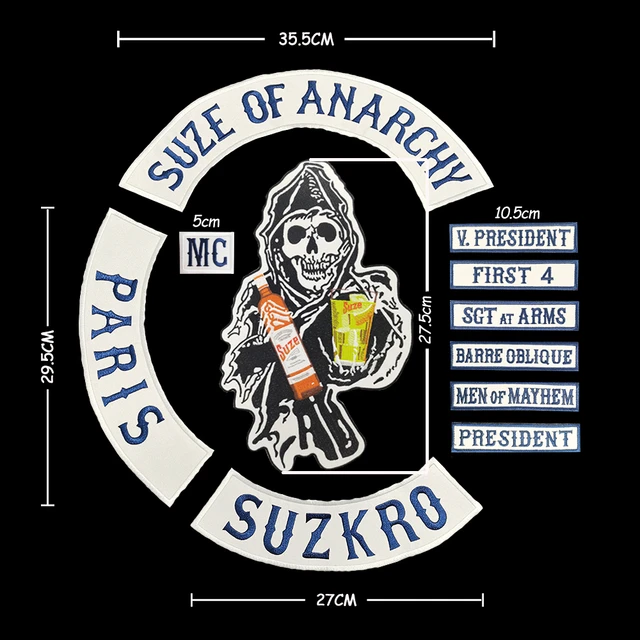 Printable Sons Of Anarchy Patches